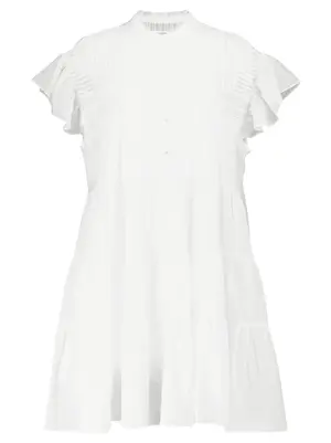 MARANT ETOILE Marant Etoile Lanikaye Cotton Minidress White