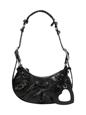 Balenciaga Le Cagole Xs Leather Shoulder Bag - Black