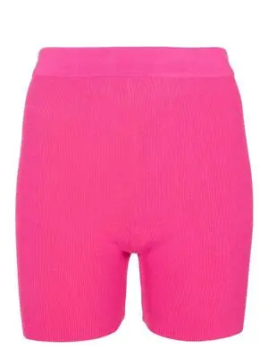 Jacquemus Le Short Arancia Knit Biker Shorts - Pink
