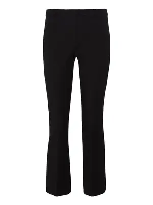 Max Mara Umanita Cotton-blend Cigarette Pants - Black