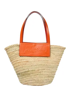 CHRISTIAN LOUBOUTIN Loubishore Woven Tote - Beige