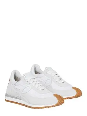 LOEWE Loewe Flow Runner Suede Sneakers In White