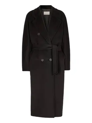 Max Mara Madame Wool-cashmere Coat - Black