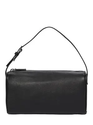 THE ROW Calf Leather Shoulder Bag - Black