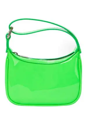 EERA Eéra Moonbag Mini Patent Leather Clutch - Green