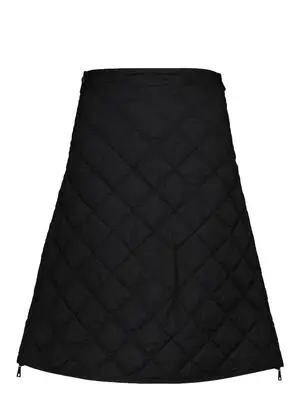 Moncler Quilted High-rise Skirt - Black