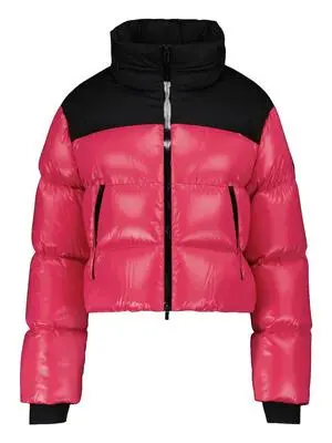 Moncler Jasione Cropped Down Jacket - Black
