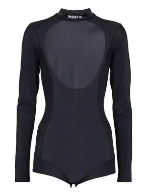 Moncler Stretch-jersey Bodysuit - Black