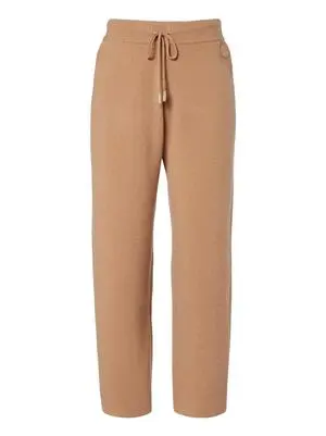 Moncler Moncler Wool And Cashmere Sweatpants Beige