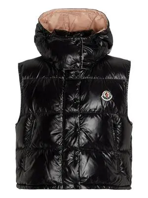 Moncler Quilted Down Vest - Black
