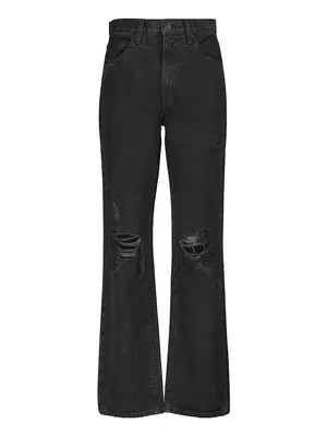 SLVRLAKE London High-rise Wide-leg Jeans - Black