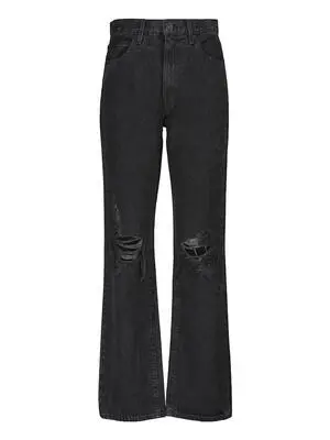 SLVRLAKE London High-rise Wide-leg Jeans - Black