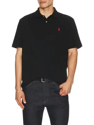 Polo Ralph Lauren Classic Fit Mesh Polo - Black