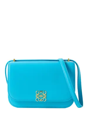 Loewe Loewe Goya Small Leather Shoulder Bag Blue