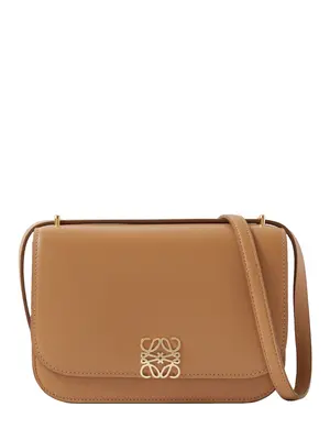 Loewe Loewe Goya Small Leather Shoulder Bag Neutrals