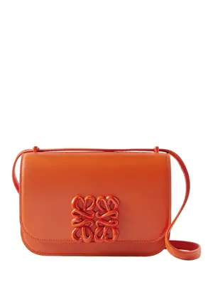Loewe Loewe Goya Small Leather Shoulder Bag Orange