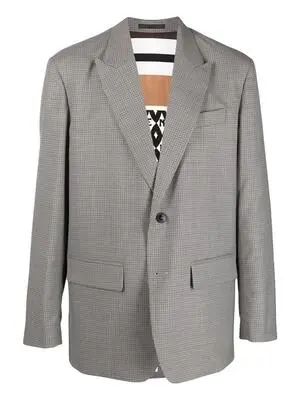 Valentino Garavani Peak-lapel Single-breasted Blazer - Grey