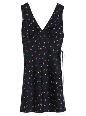 VICTORIA BECKHAM Ditsy Floral-Print Mini Dress