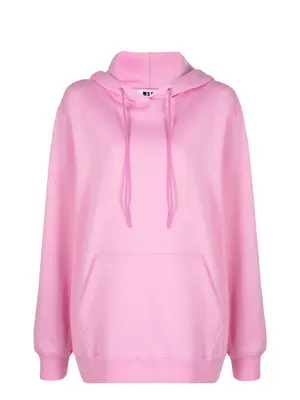MSGM Drawstring Hoodie - Pink