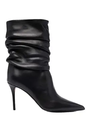 LE SILLA Eva Scrunch Ankle Boots - Black