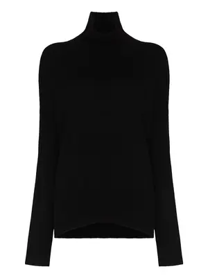 LISA YANG Lisa Yang Heidi Roll-Neck Jumper Black