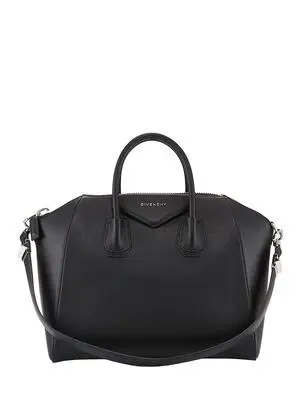 Givenchy Antigona Medium Top Handle Satchel Bag - Black