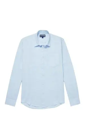Vilebrequin Caroubis Linen Shirt - Blue