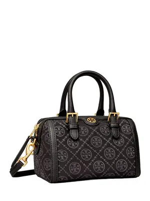 Tory Burch Tory Burch T Monogram Petite Barrel Bag Black