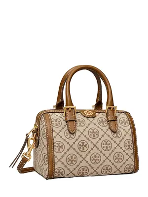 Tory Burch Tory Burch T Monogram Petite Barrel Bag Hazelnut