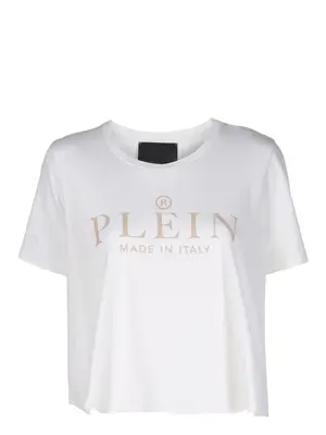 Philipp Plein Cropped T-shirt - Neutrals