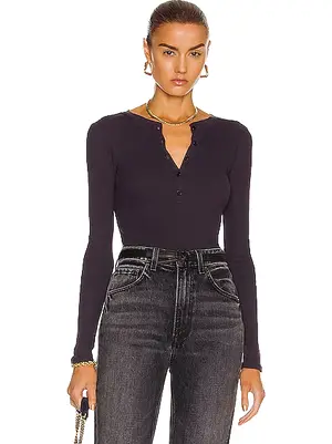 NILI LOTAN NILI LOTAN Jordan Henley Tee Navy