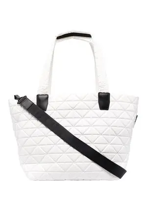 VEECOLLECTIVE Quilted Geometric Tote Bag