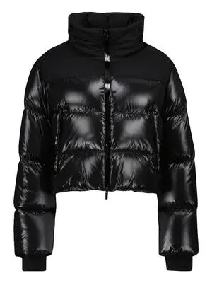 Moncler Jasione Cropped Down Jacket - Black