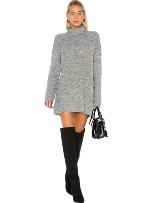 L'academie Sable Sweater Dress - Grey