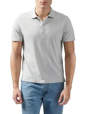 ATM Anthony Thomas Melillo Men's Classic Jersey Polo T-shirt Cotton Grey