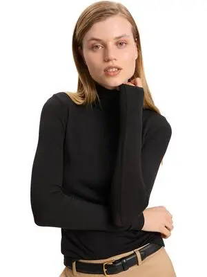 ATM ANTHONY THOMAS MELILLO Modal Ribbed Turtleneck T-Shirt