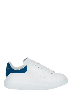 Alexander McQueen Alexander McQUEEN Oversized Leather Sneakers Blue/white