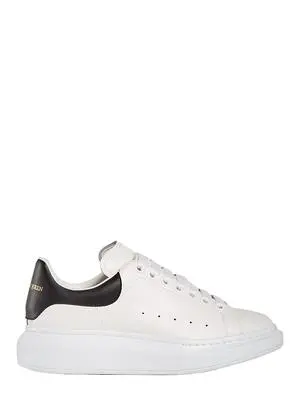 Alexander McQueen Oversized Leather Sneakers - White/black