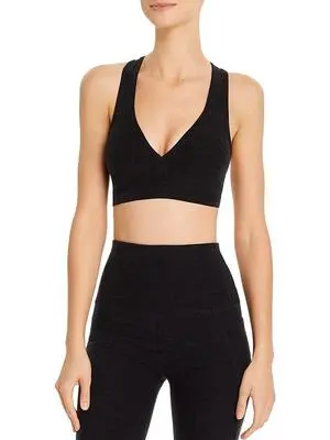 Beyond Yoga Spacedye Lift Your Spirits Sports Bra - Darkest Night