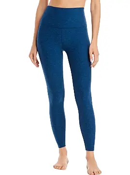 Beyond Yoga Spacedye Caught In The Midi High Waisted Legging Celestial Blue Heather