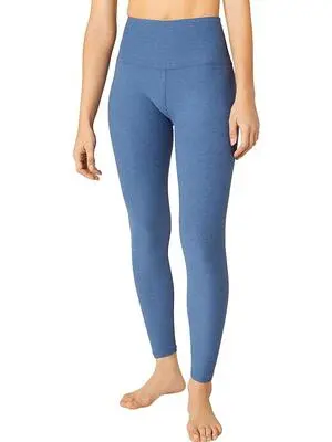 Beyond Yoga Spacedye Caught In The Midi High Waisted Legging Washed Denim
