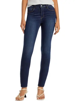 L'Agence L'AGENCE Margot High-Rise Skinny Jeans Prime Blue