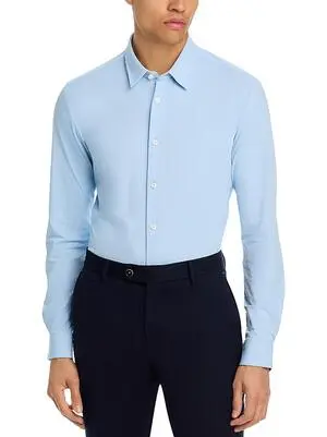 BOSS Robbie Regular Fit Shirt - Light Blue