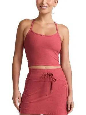 Beyond Yoga Spacedye Slim Racerback Cropped Tank Top Faded Rose Heather