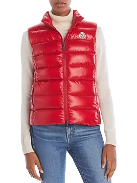 Moncler Ghany Down Vest Red