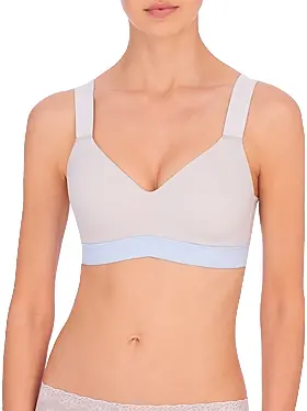 Natori Dynamic Convertible Medium-impact Sports Bra Feather Grey/skyfall
