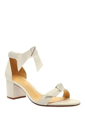 ALEXANDRE BIRMAN Clarita Ankle-tie High-heel Sandals - White