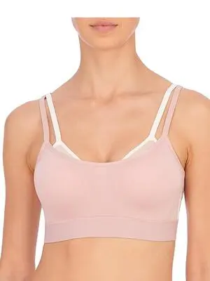 Natori Gravity Contour Underwire Sports Bra - Rose/white