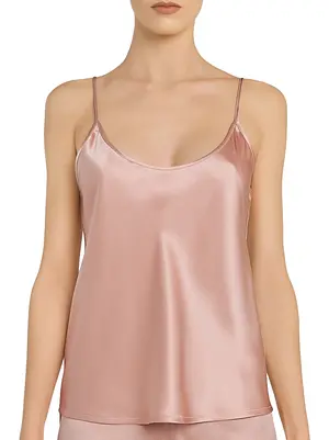 La Perla Silk Cami Pink Powder