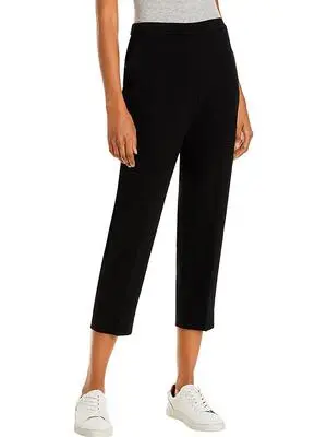 Theory Admiral Crepe Treeca Pull-on Pant - Black